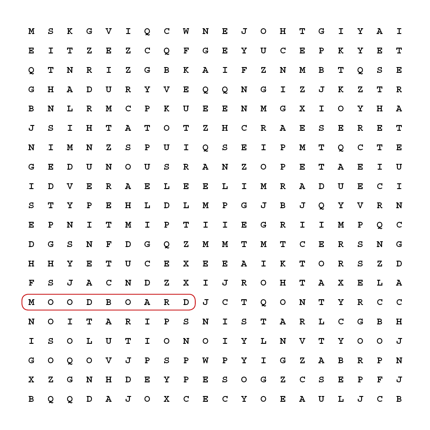Design word search puzzle – Philip Abang